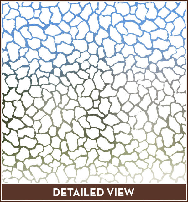 Pebble Ethced Glass Decorative Film | Wallpaper For Windows